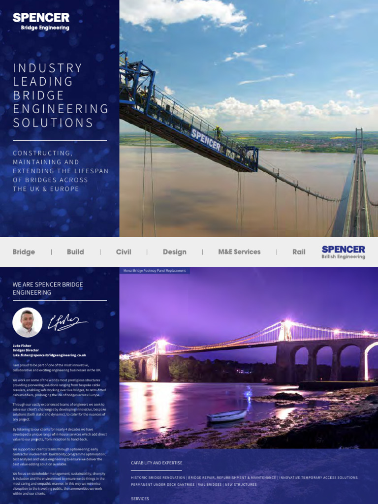 Spencer Group Bridge Capabilties | PDF | Bridge | Outsourcing