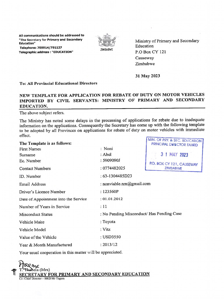Rebate Application Template - Mopse | PDF