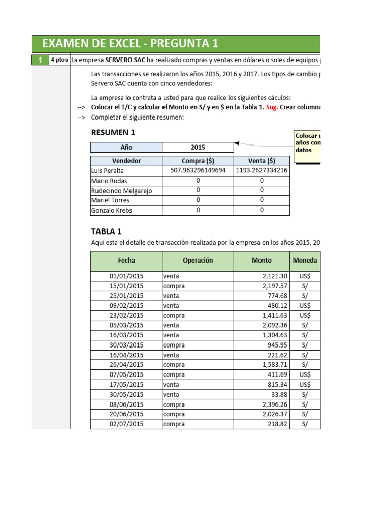 Pract 2 Excel Avanzado Uni Diego Gomez | PDF | Mercado de divisas | Moneda