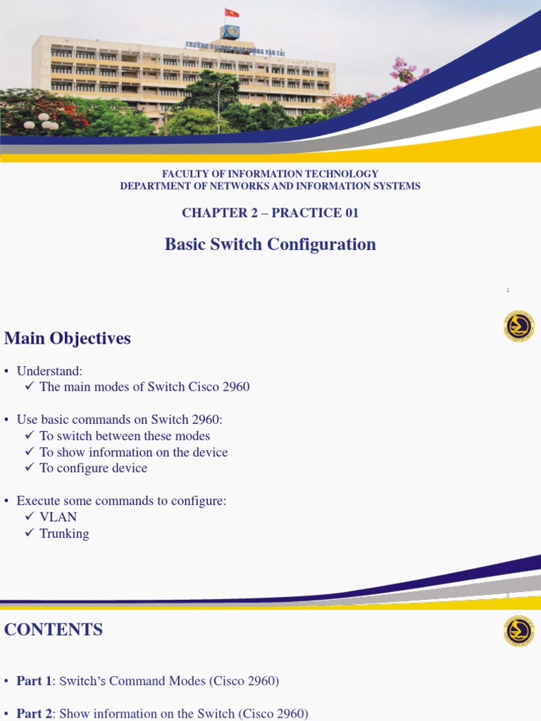 Mmt Chương 2 En Practice 01 Basic Switch Configuration Pdf Network Switch Command