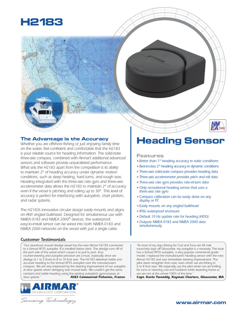 Heading Sensor: The Advantage Is The Accuracy | Download Free PDF ...