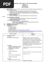 A Detailed Lesson Plan in Verbal and Non Verbal Communication | PDF ...