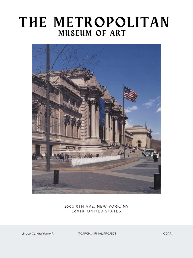 Metropolitan Museum Architecture Overview | PDF | John Ruskin | Gothic ...