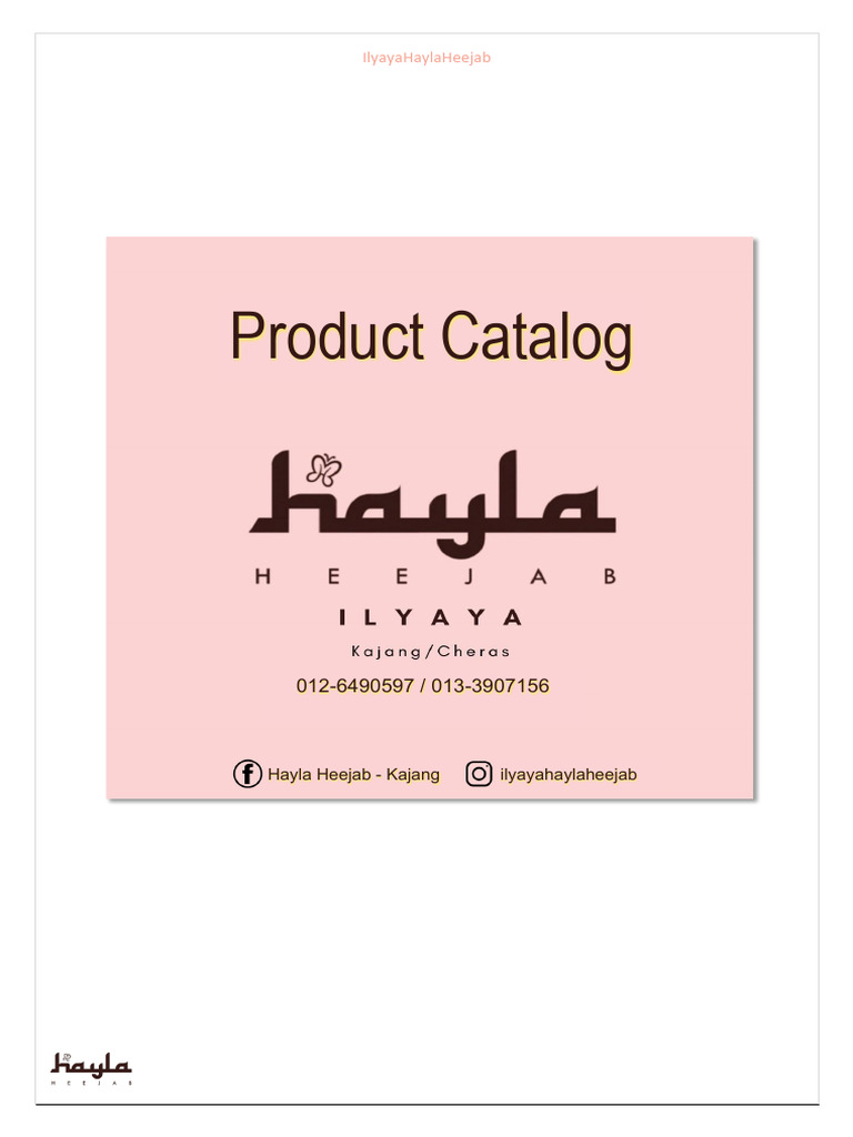 Contoh Catalog Tudung Pdf