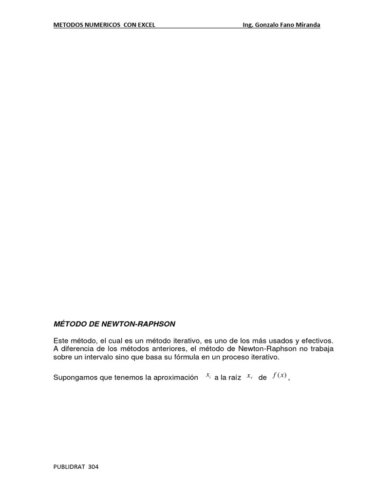 Newton - Pto Fijo | PDF | Análisis numérico | Ecuaciones