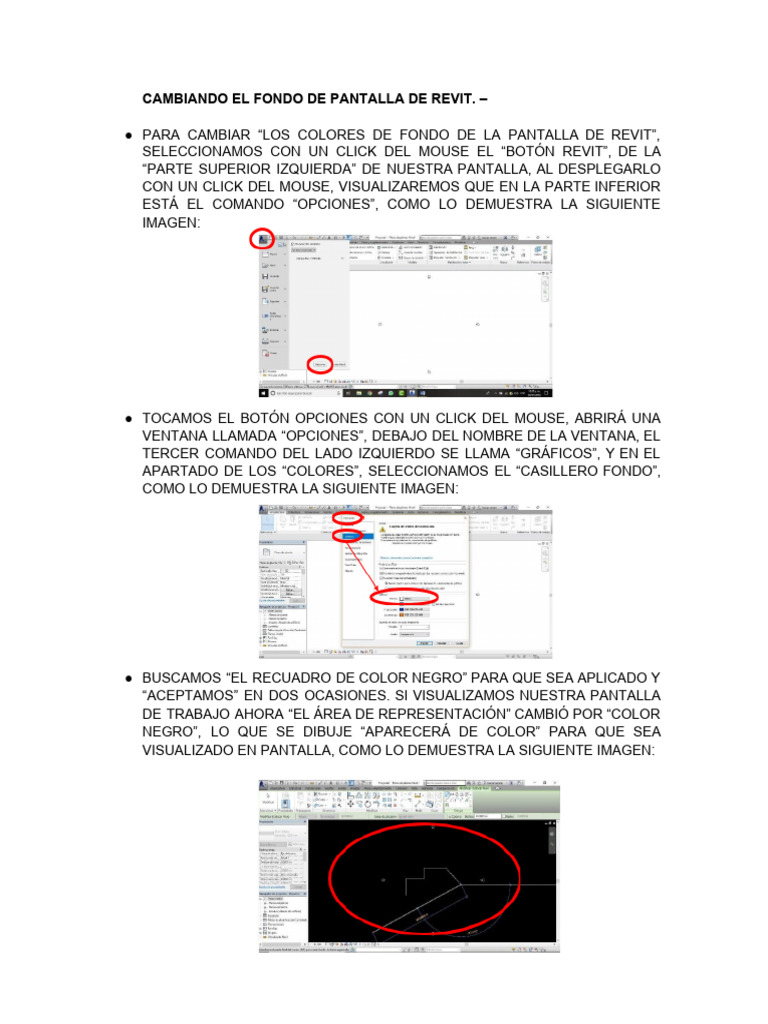 Cambiando El Fondo de Pantalla de Revit | PDF | Autodesk Revit | Ventana (informática)