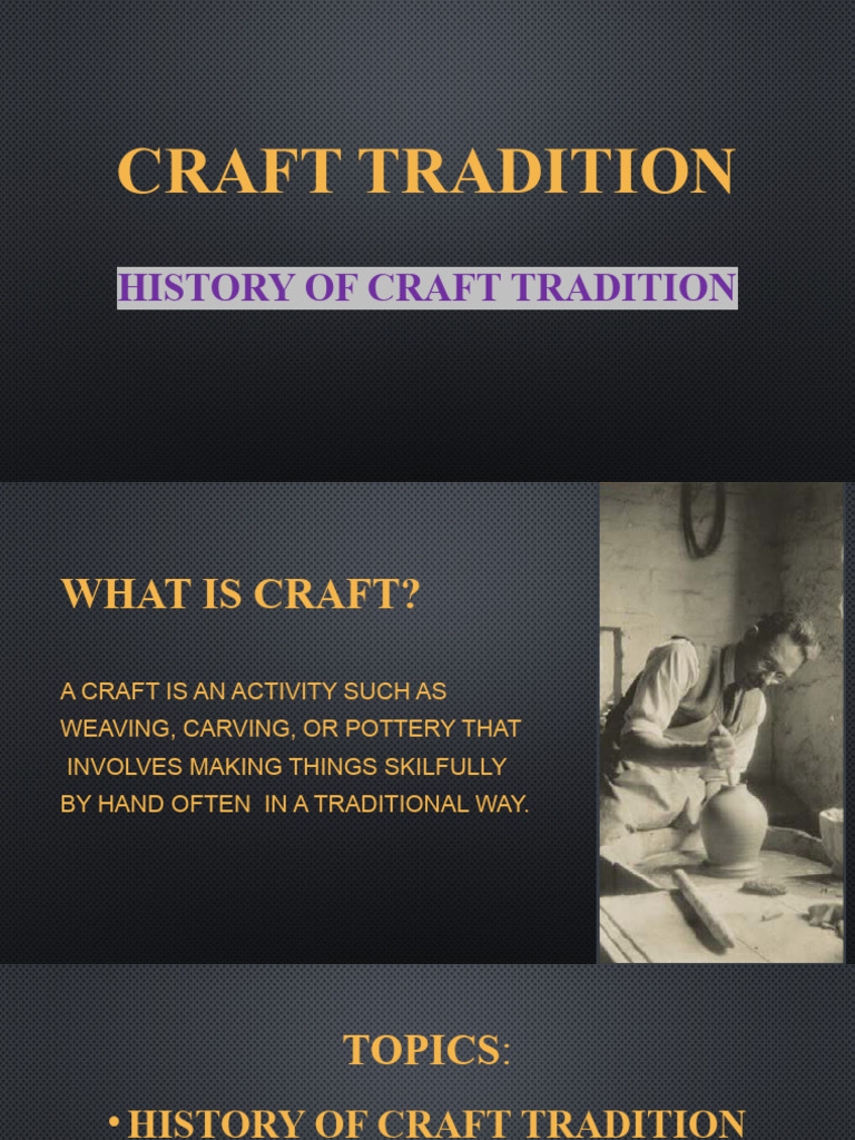 CRAFT PPT New 786 | Download Free PDF | Crafts | Pottery