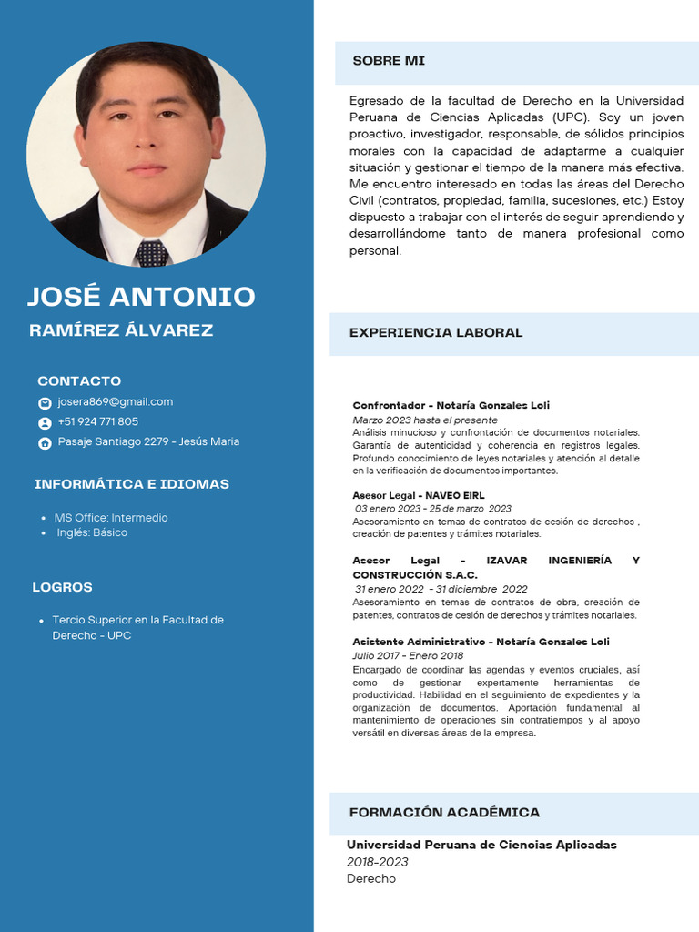 CV Asistente Legal | PDF
