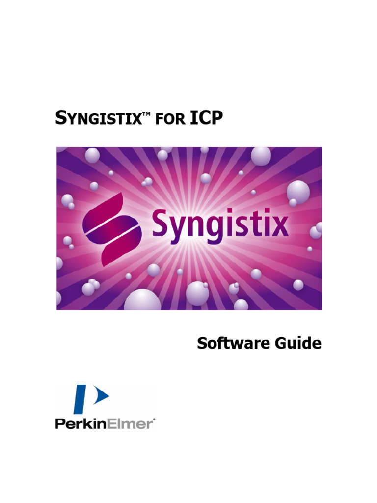 09931145h Syngistix For Icp Software Guide Pdf Icon Computing Computer File