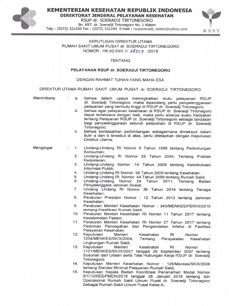 Pelayanan Rsup | PDF