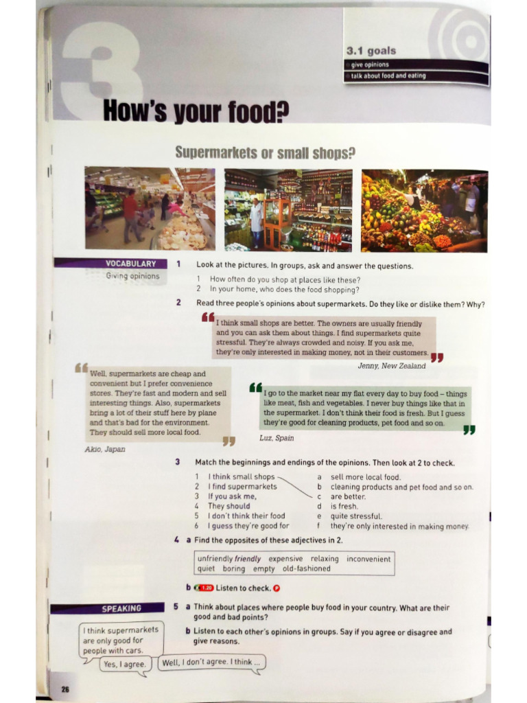 English Unlimited Pre-Intermediate Color Unit 3 | PDF