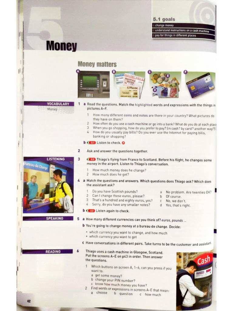 English Unlimited Pre-Intermediate Color Unit 5 | PDF