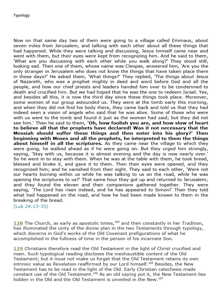Typology | PDF | Adam And Eve | Jesus