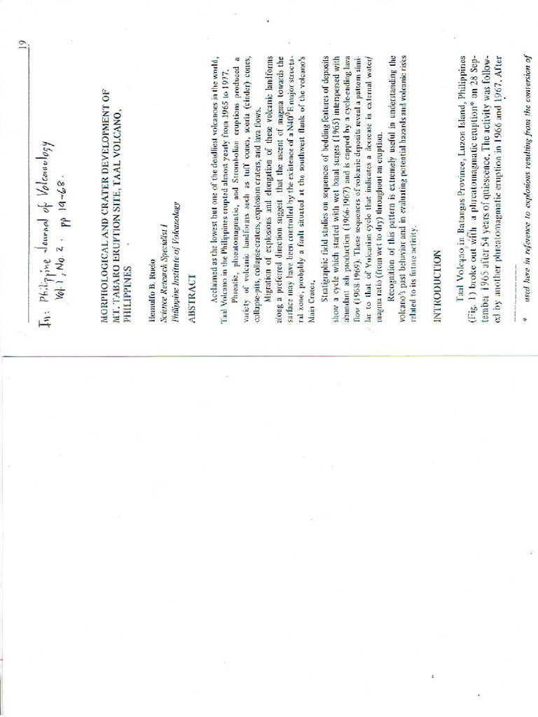 1983 - Taal Volc MT Tabaro - Ruelo | PDF