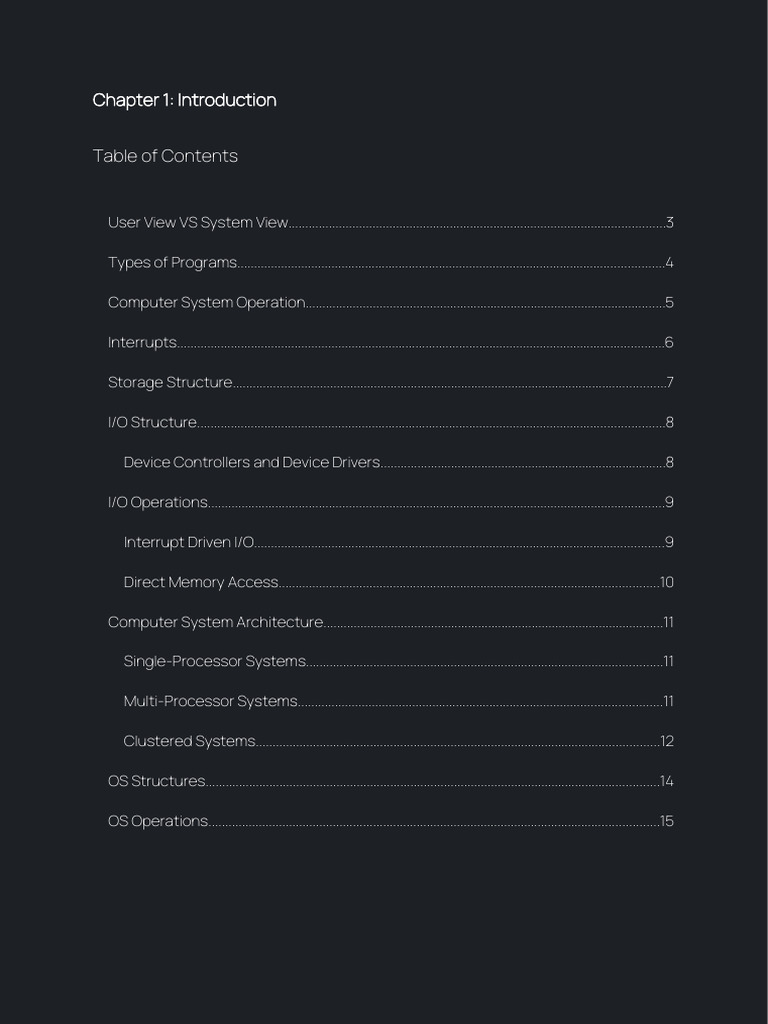 Chapter 01 - Introduction | PDF | Operating System | Input/Output Chapter 01 - Introduction | PDF | Operating System | Input/Output