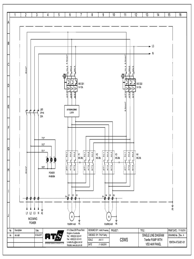 SLD-16N704A - CSWS - Booster Pump Panel With VSD | PDF