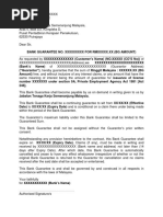 Bank Guarantee Template Example | PDF
