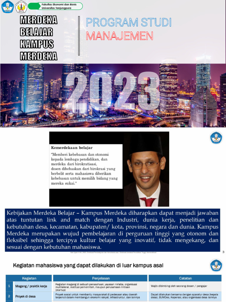 MBKM Program Management Overview | PDF | Brand | Marketing