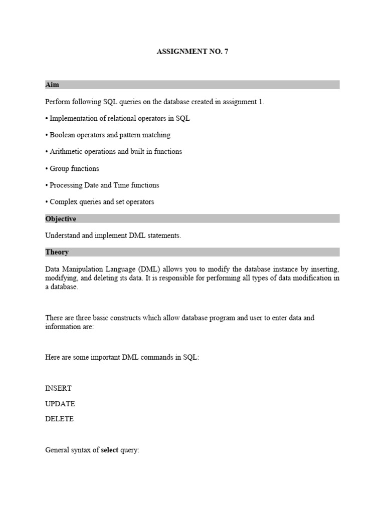 Assignment 7 - Modified | PDF | String (Computer Science) | Data ... Assignment 7 - Modified | PDF | String (Computer Science) | Data ...
