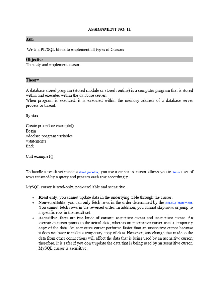 Assignment 11 | PDF | Data Management | Information Retrieval Assignment 11 | PDF | Data Management | Information Retrieval