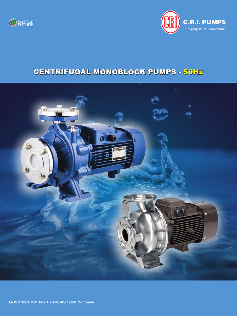 CTC Series Catalogue PDF Pump Mechanical Engineering