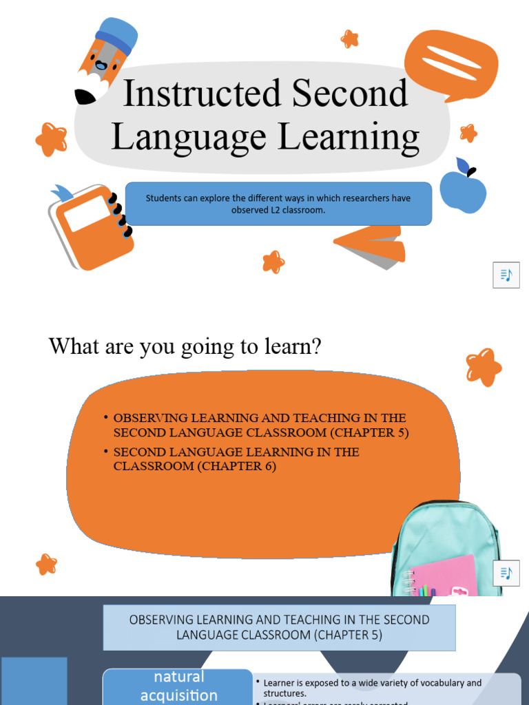 Instructed Second Language Learning CH. 5 6 | PDF | Second Language | Second Language Acquisition