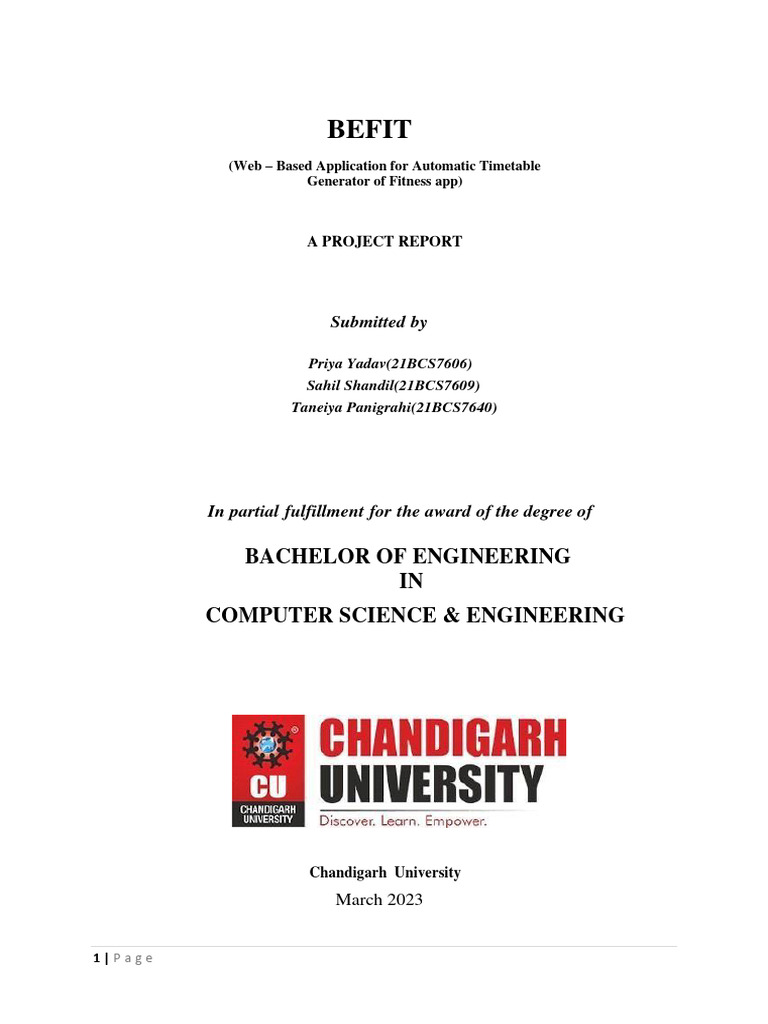 Final Project Report Fitness App | PDF | Mobile App | Agile Software Development