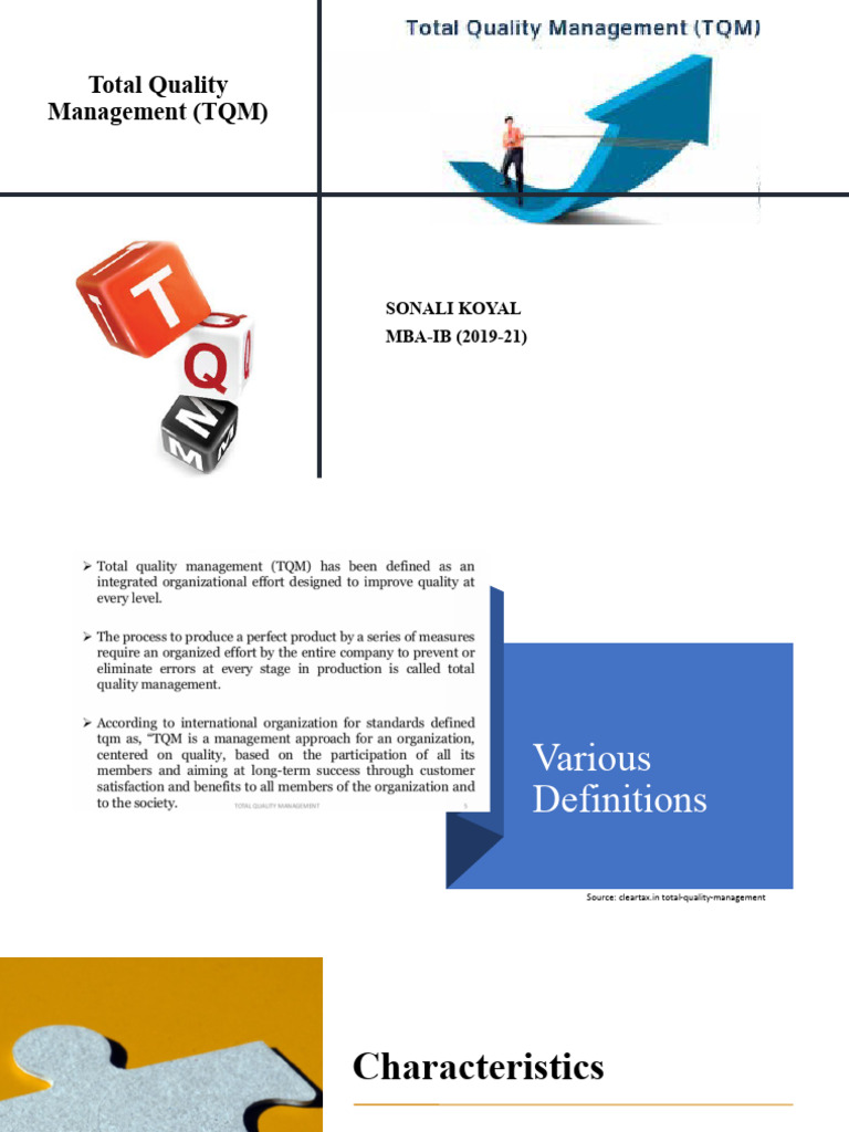 Total Quality Management Essentials | PDF | Quality Management | Leadership