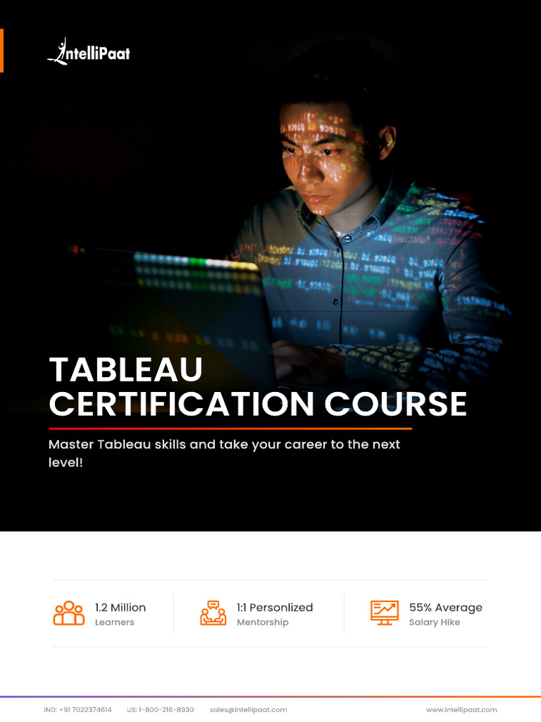 Tableau Certification Course Online | PDF | Information Technology | Computing