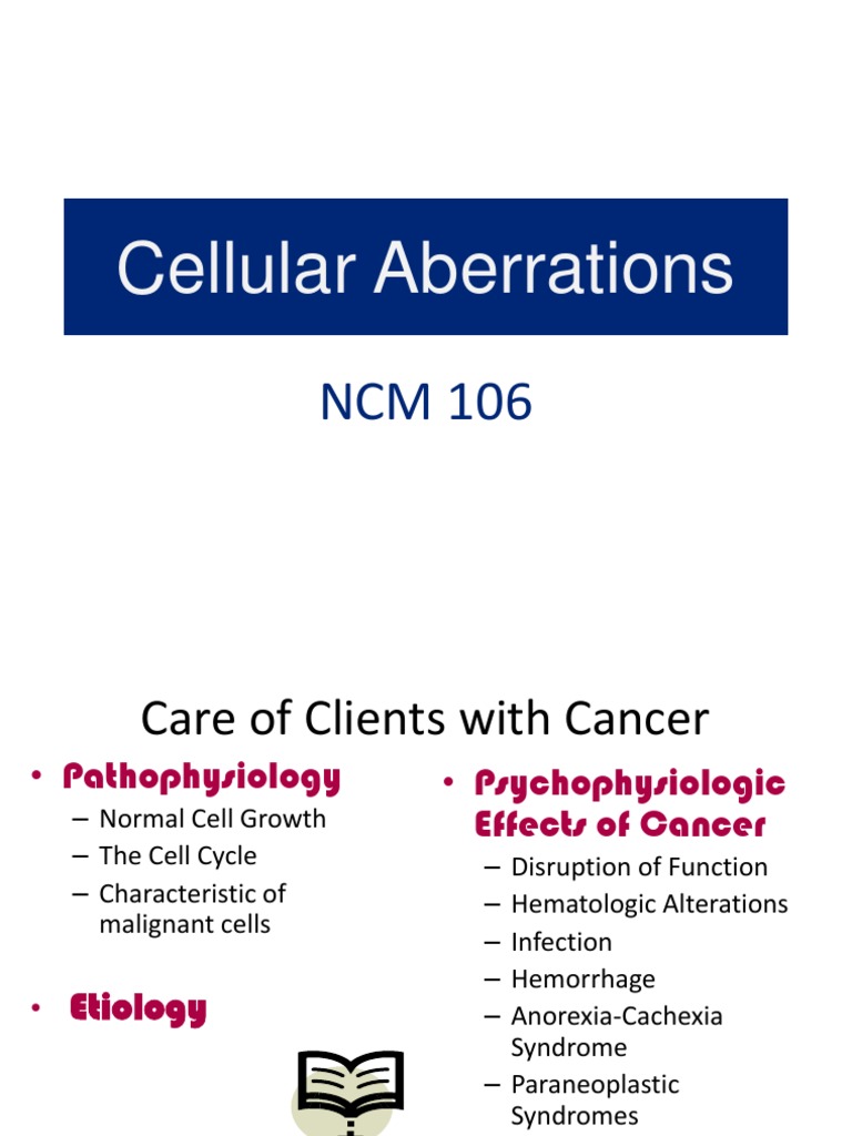 Cellular Aberrations | PDF | Carcinogen | Cancer