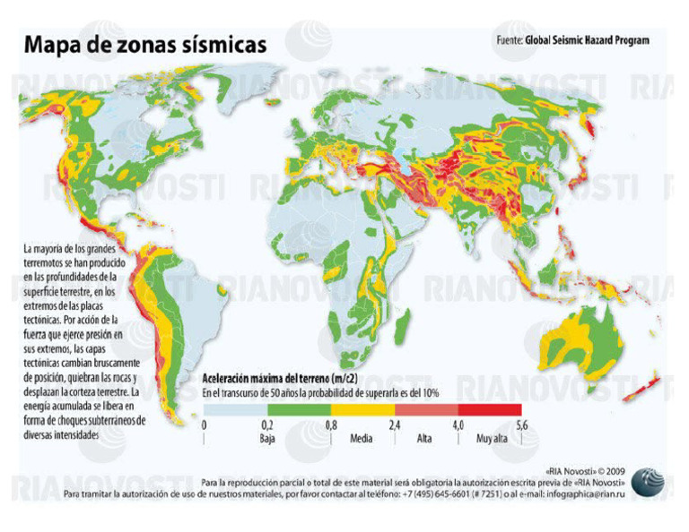 Mapa Zonas Sismicas | PDF