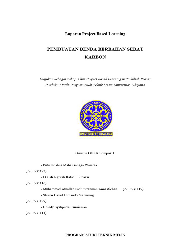 Laporan Akhir PBL Kelompok 1 | PDF | Seni