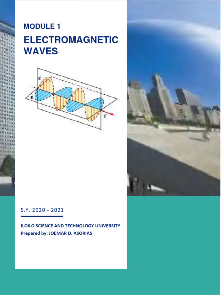 Module 1 EM Waves | PDF | Electromagnetic Radiation | Magnetic Field