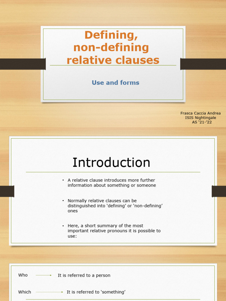 Relative Clauses | PDF | Syntactic Relationships | Language Mechanics