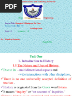 History Grade 11 Unit 7 | PDF | Horn Of Africa | Ethiopia