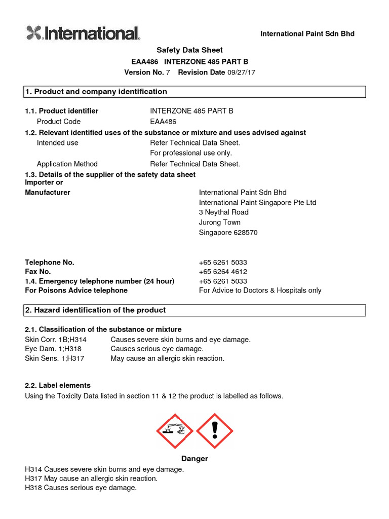 MSDS-PDF-part B | Download Free PDF | Toxicity | Chemical Reactions