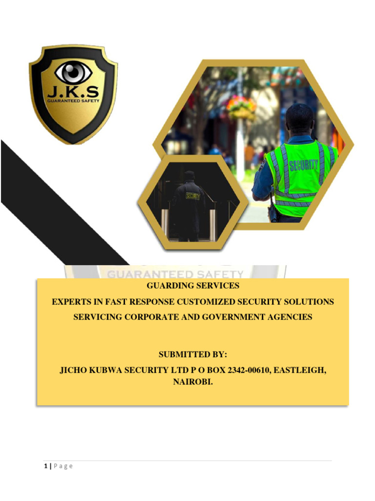 Jicho Kubwa | PDF | Security Guard | Emergency