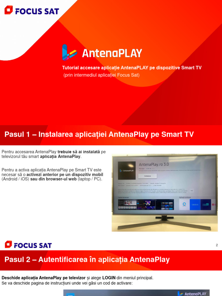 Tutorial Antenaplay Smart TV | PDF