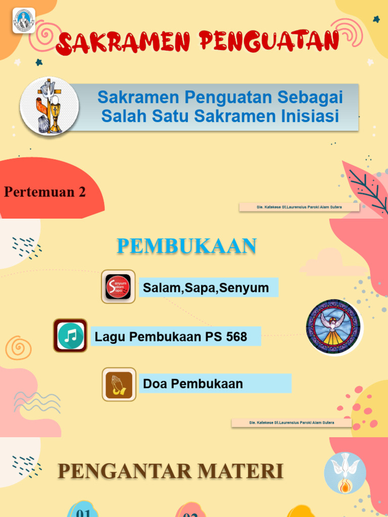 Pert 2-Sakramen Penguatan Sebagai Salah Satu Sakramen Inisiasi | PDF ...