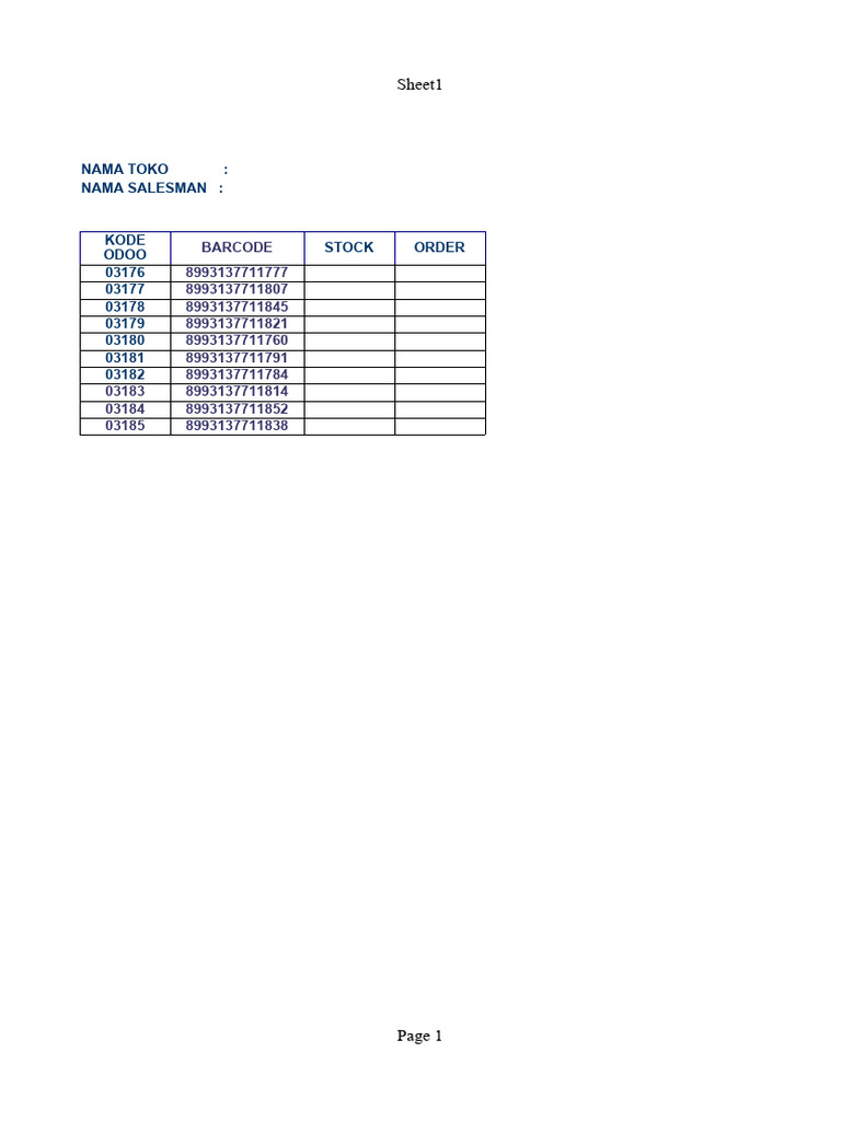 Form Order Biodef 01022023 | PDF | Cooking, Food & Wine | Wellness