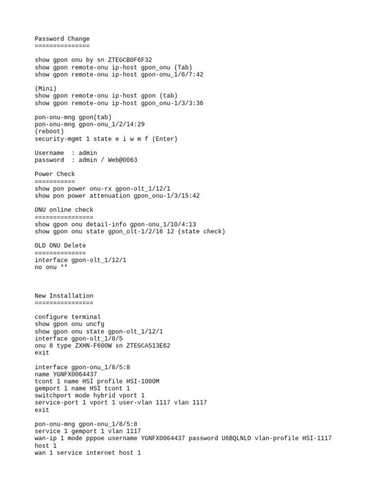 ZTE Config | PDF | Digital Technology | Internet
