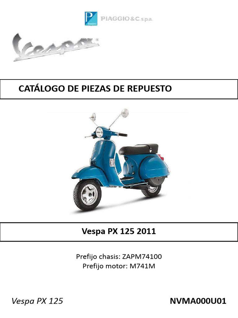 Vespa PX-Disco 2011 | PDF | Carros deportivos | Vehículos de ruedas