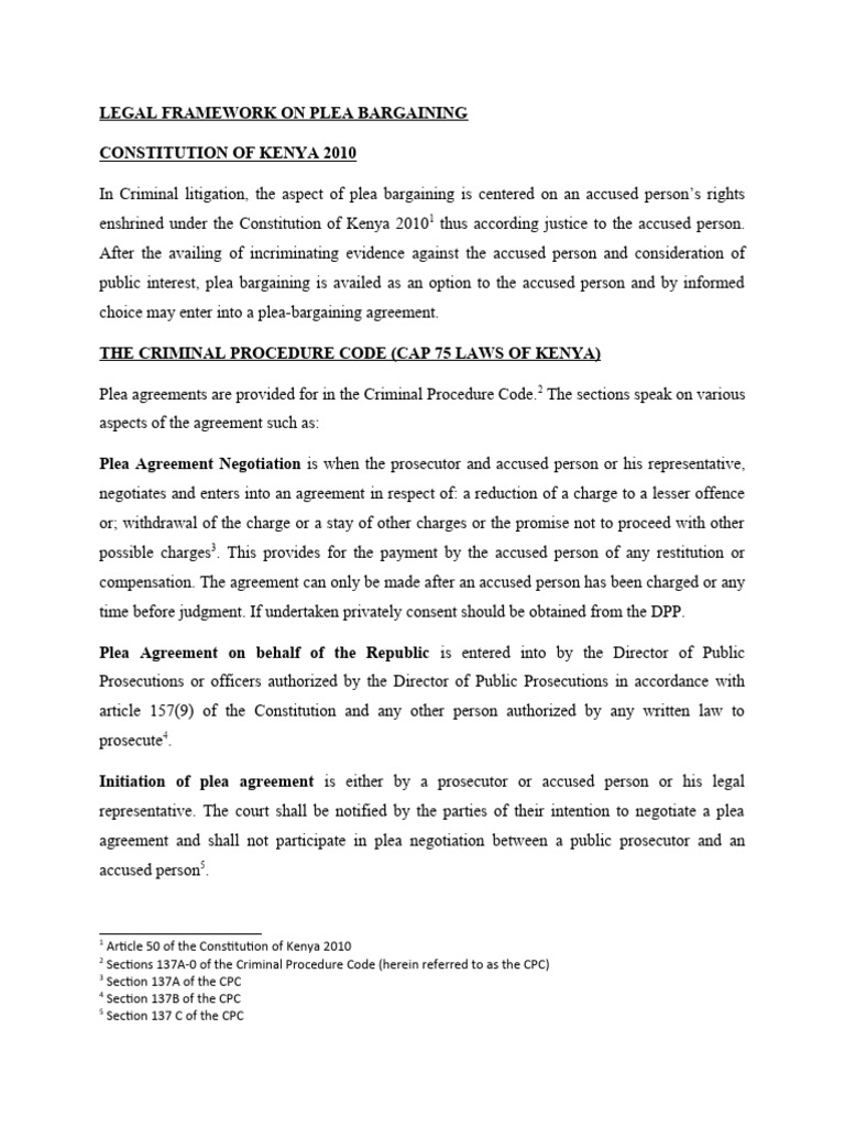 Plea Bargaining | PDF | Plea Bargain | Criminal Procedure In South Africa