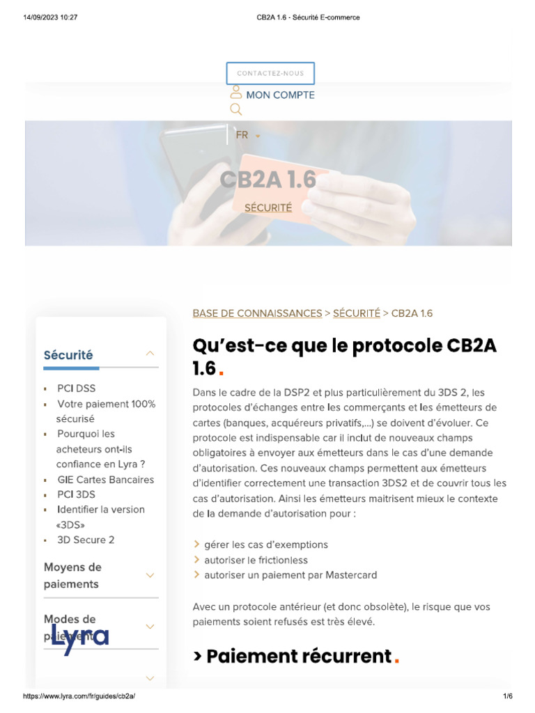 Protocole CB2A | PDF