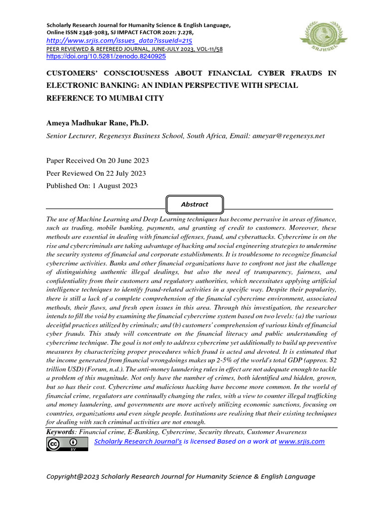 12.Dr Ameya Madhukar Rane | PDF | Cybercrime | Computer Security