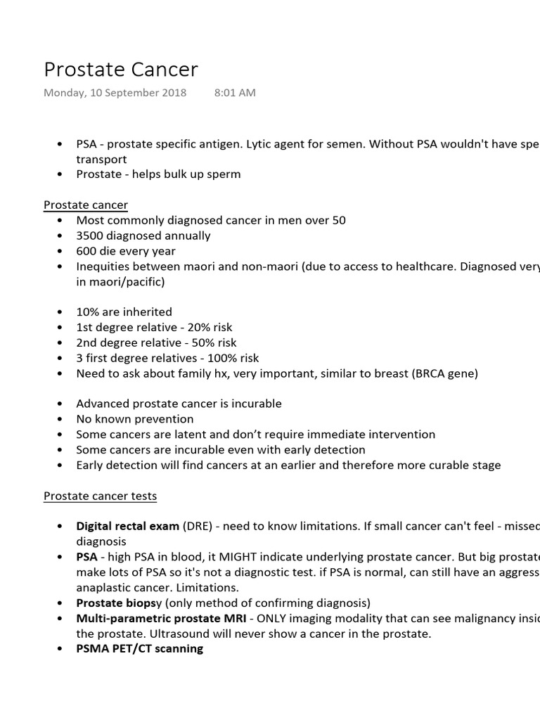 Prostate Cancer | PDF | Prostate Cancer | Prostate Specific Antigen