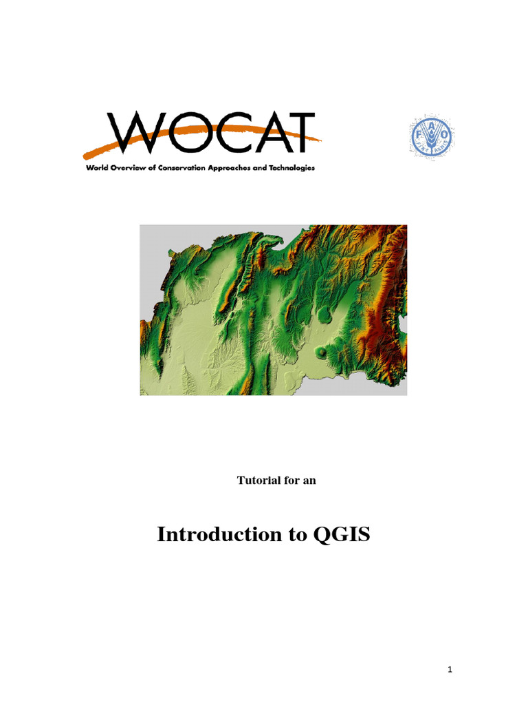 WOCAT FAO Tutorial QGIS | PDF | Software | Computing