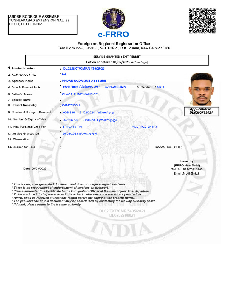 Exit Permit. | PDF | Travel Visa | International Law