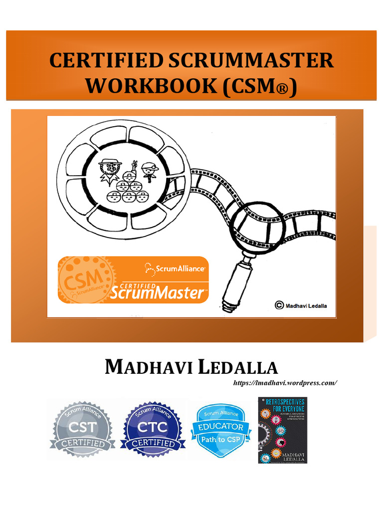CSM Work Book Madhavi Ledalla 2022-23 | PDF | Scrum (Software ...