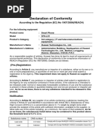 EU REACH SVHC - Declaration Template - English | PDF | Finance & Money ...